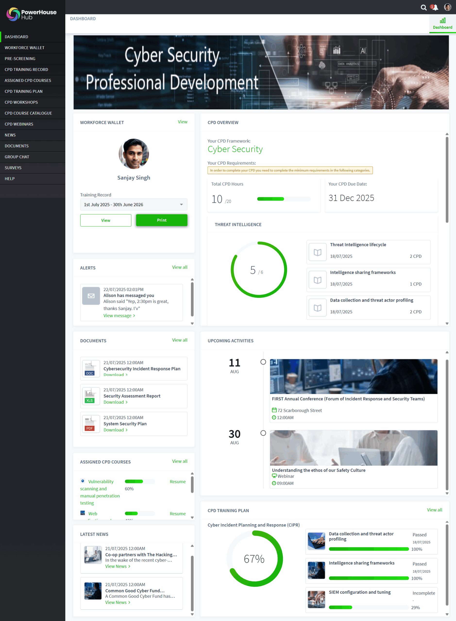 PowerHouse Learning Management System - PowerHouse Hub